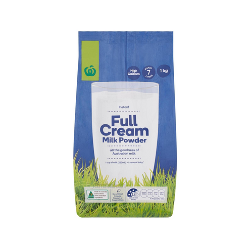 Woolies Australian Full Cream Milk Powder (Australia) 1kg – Samirahan BD