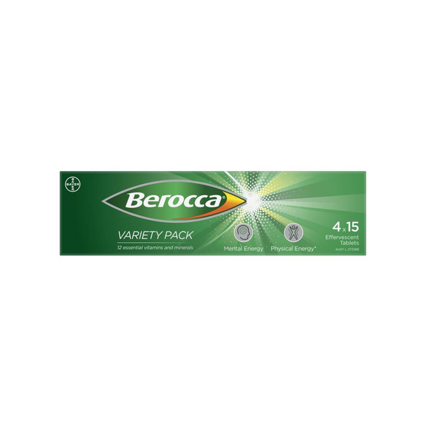 Berocca Energy Vitamin B & C Effervescent Multivitamin Drink Orange ...