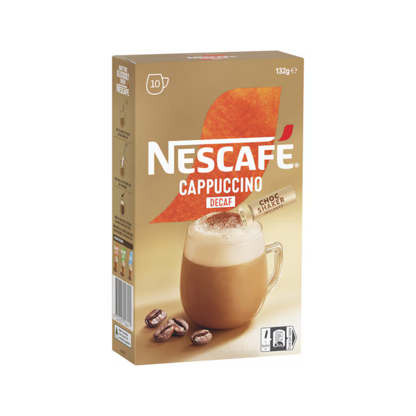 Nescafe Cappuccino Decaf Coffee (Australia) Sachets 10 Pack – Samirahan BD