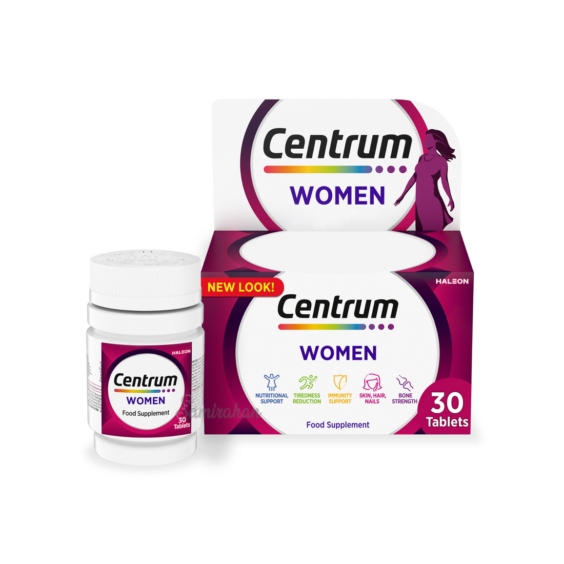 Centrum Women Support Multivitamins With 23 Essential Nutrients 30 Tab ...