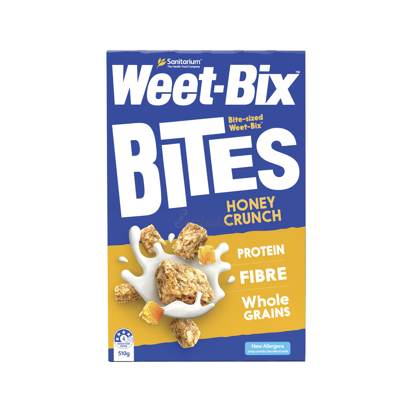 Weet-Bix Bites Crunchy Honey Breakfast Cereal (Australia) 510g ...