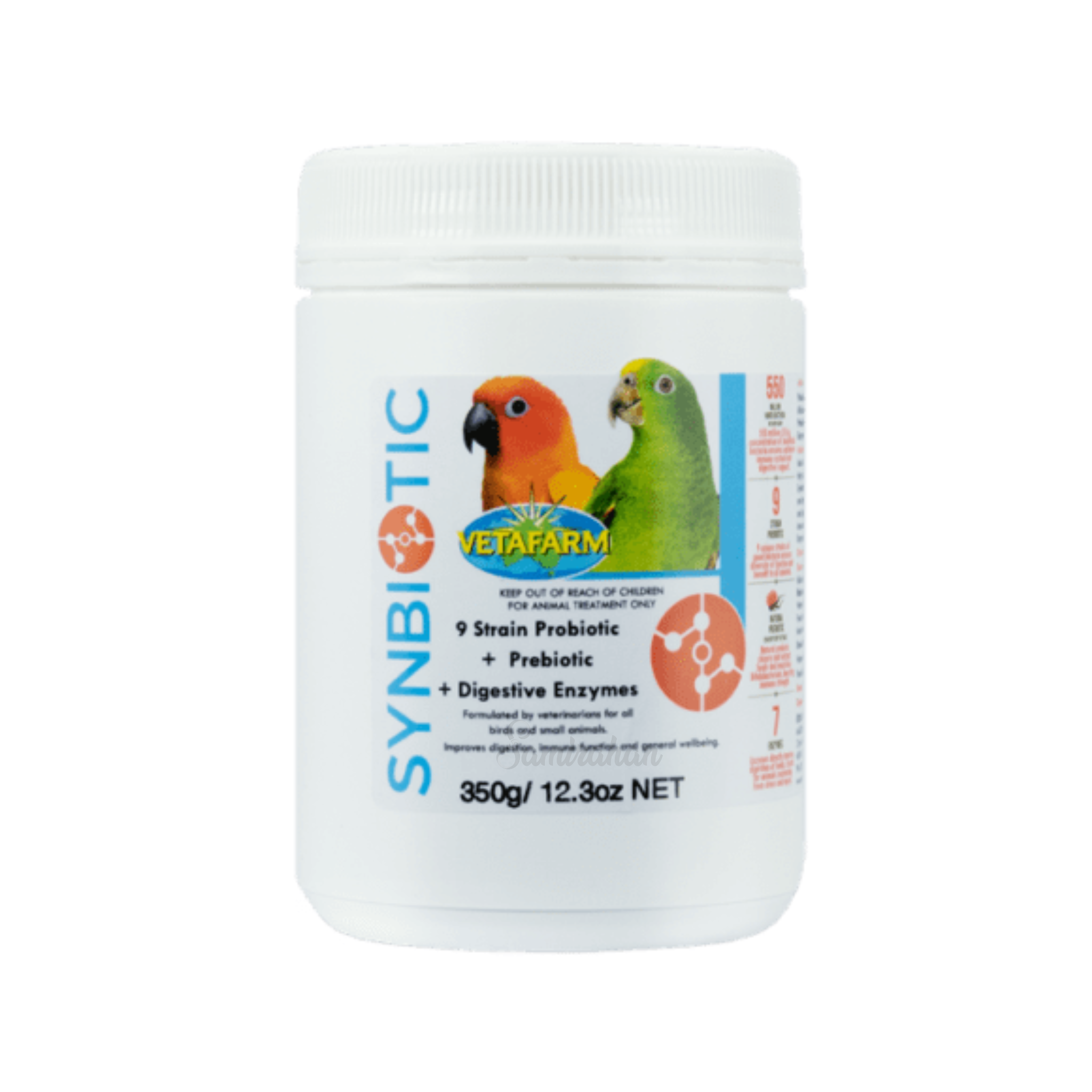Vetafarm Synbiotic Avian Probiotic Digestive Aid (Australia) 350g ...