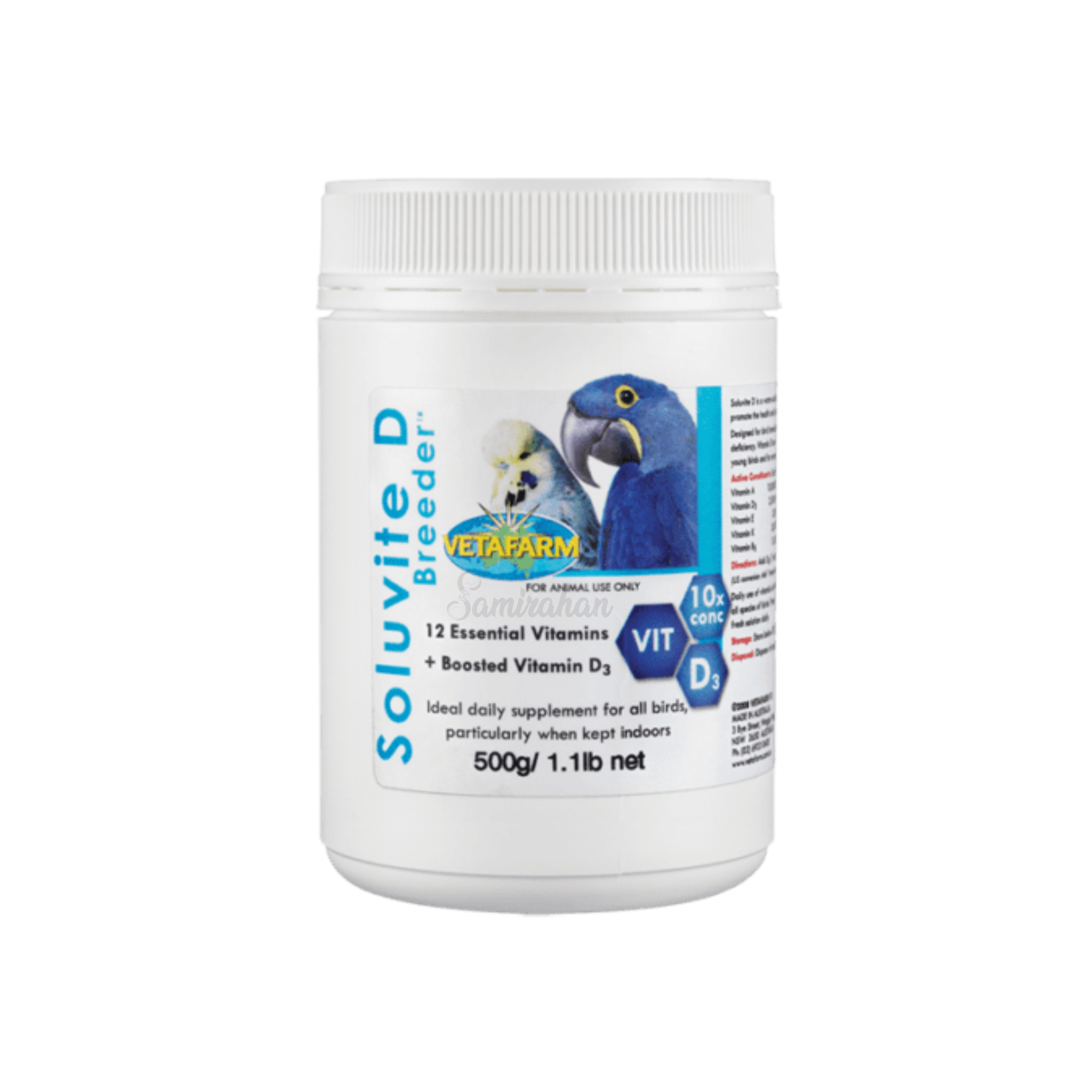 Vetafarm Soluvite D Breeder Bird Supplement 500g (Australia) – Samirahan BD