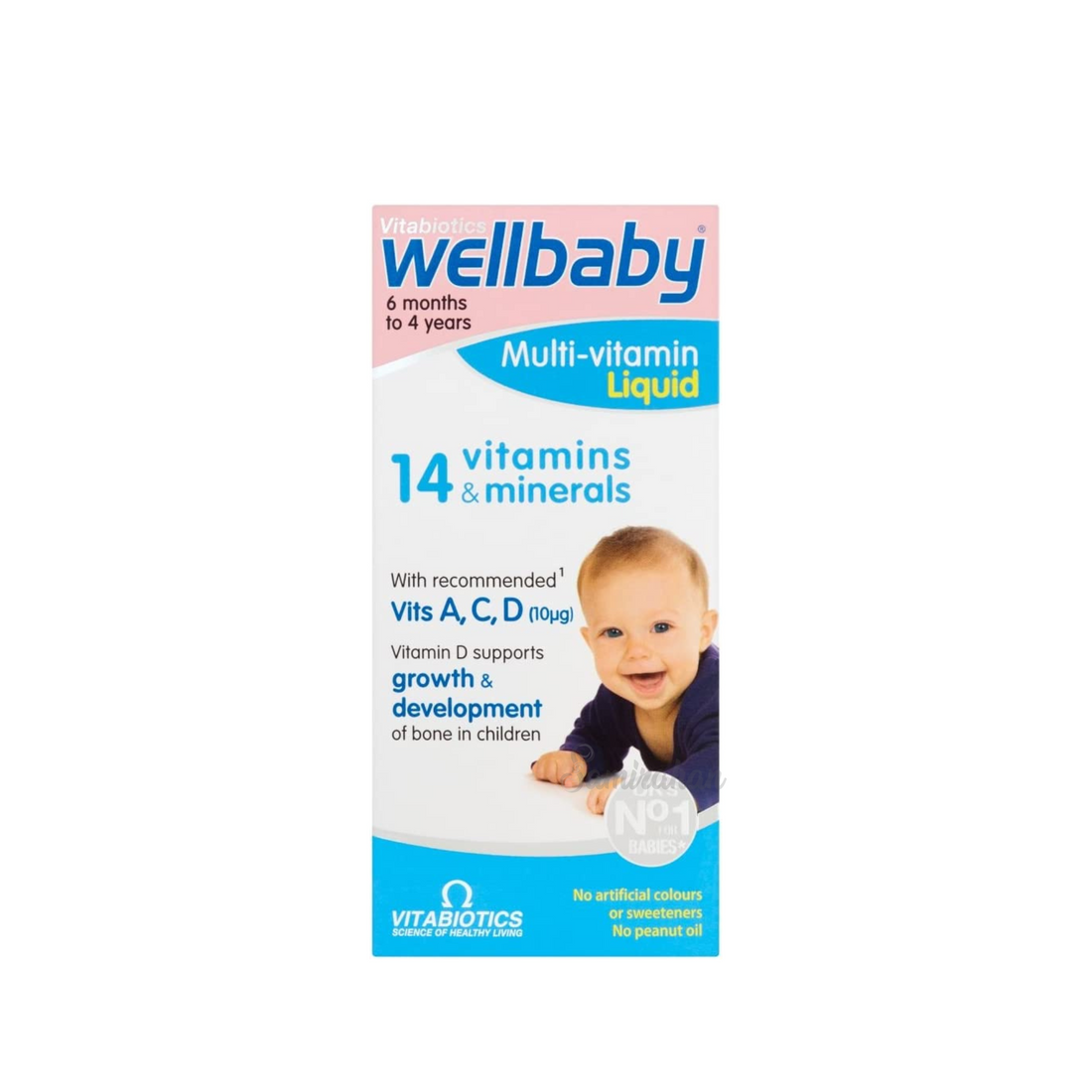 Wellbaby Multivitamin Infant Liquid 6 Months to 4 Years 150mL ...